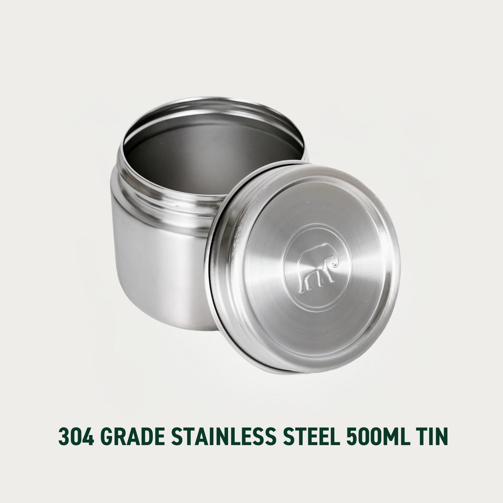 Elephant Box Stainless Steel Tea Tin - 500ml – From Trees